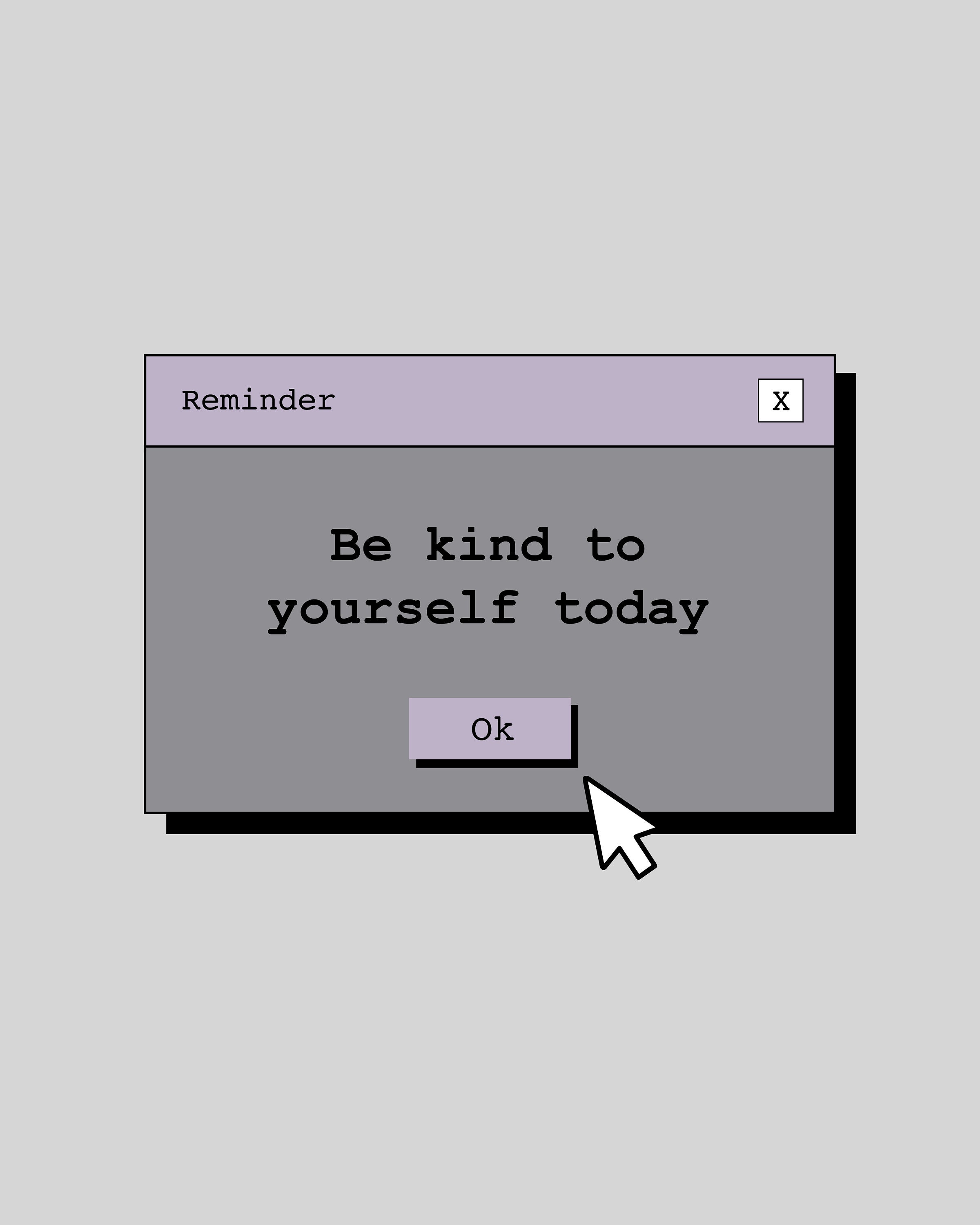 Reminder: Be Kind to Yourself Today - Poster Set | Digital Download - Etsy