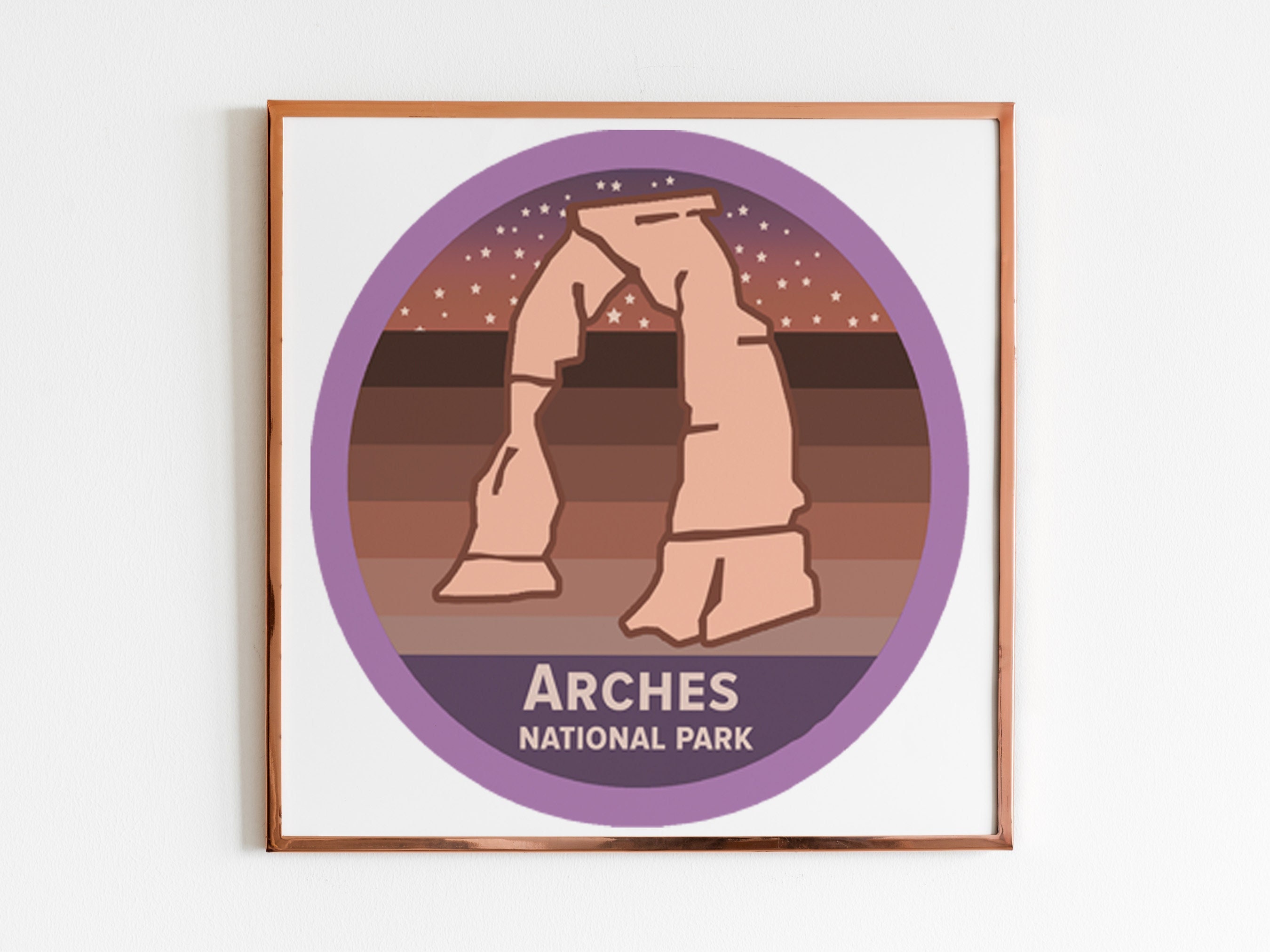 Arches National Park, Moab, Utah DIGITAL DOWNLOAD Travel Poster, Wall ...