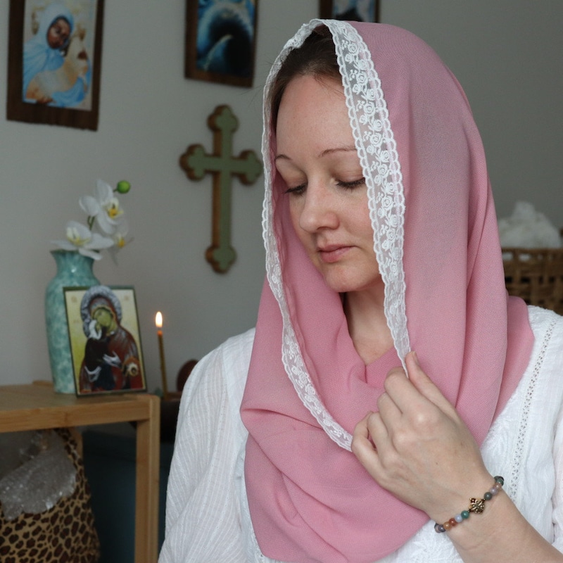 Lace Headcovering - Etsy