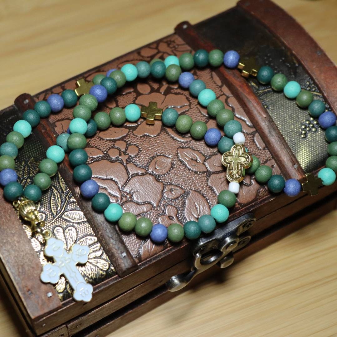 Byzantine Inspired Chotki Prayer Beads With Orthodox Christian - Etsy