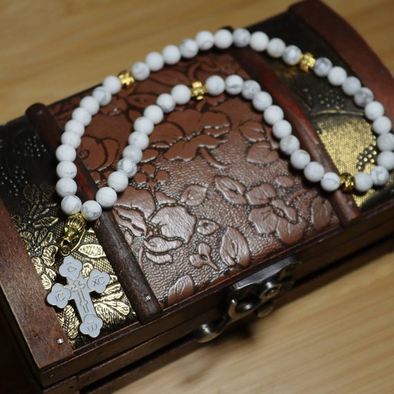 Byzantine Inspired Chotki Prayer Beads With Orthodox Christian | Etsy