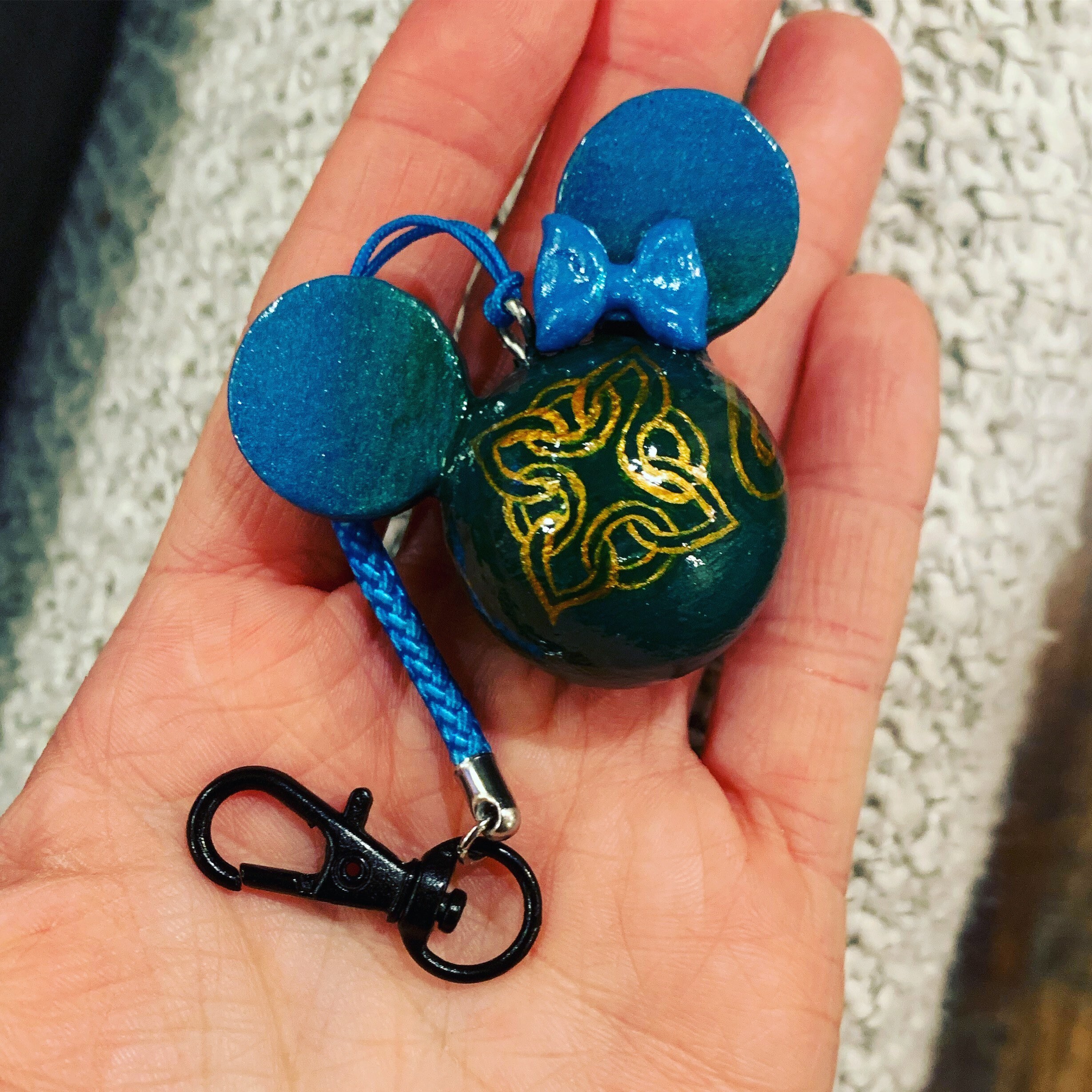 Disney Themed Keychain Disney Bag Accessory Mickey Zipper | Etsy