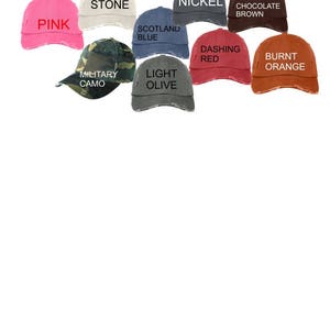 Distressed Cap - Etsy