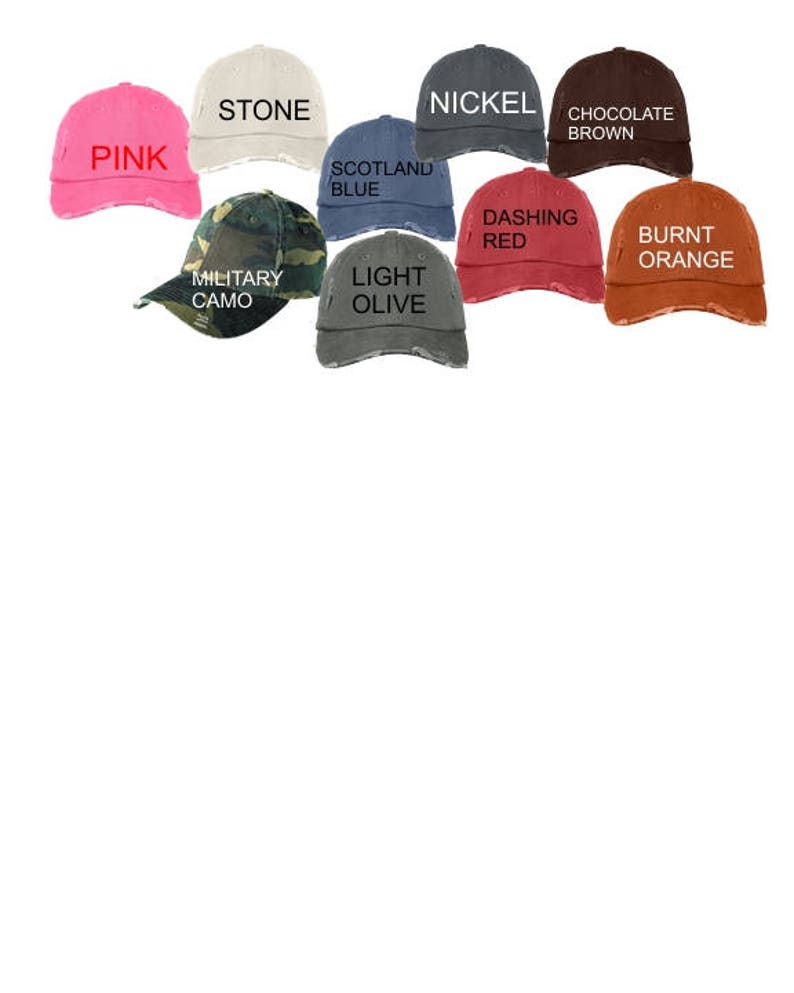 Distressed Cap - Etsy