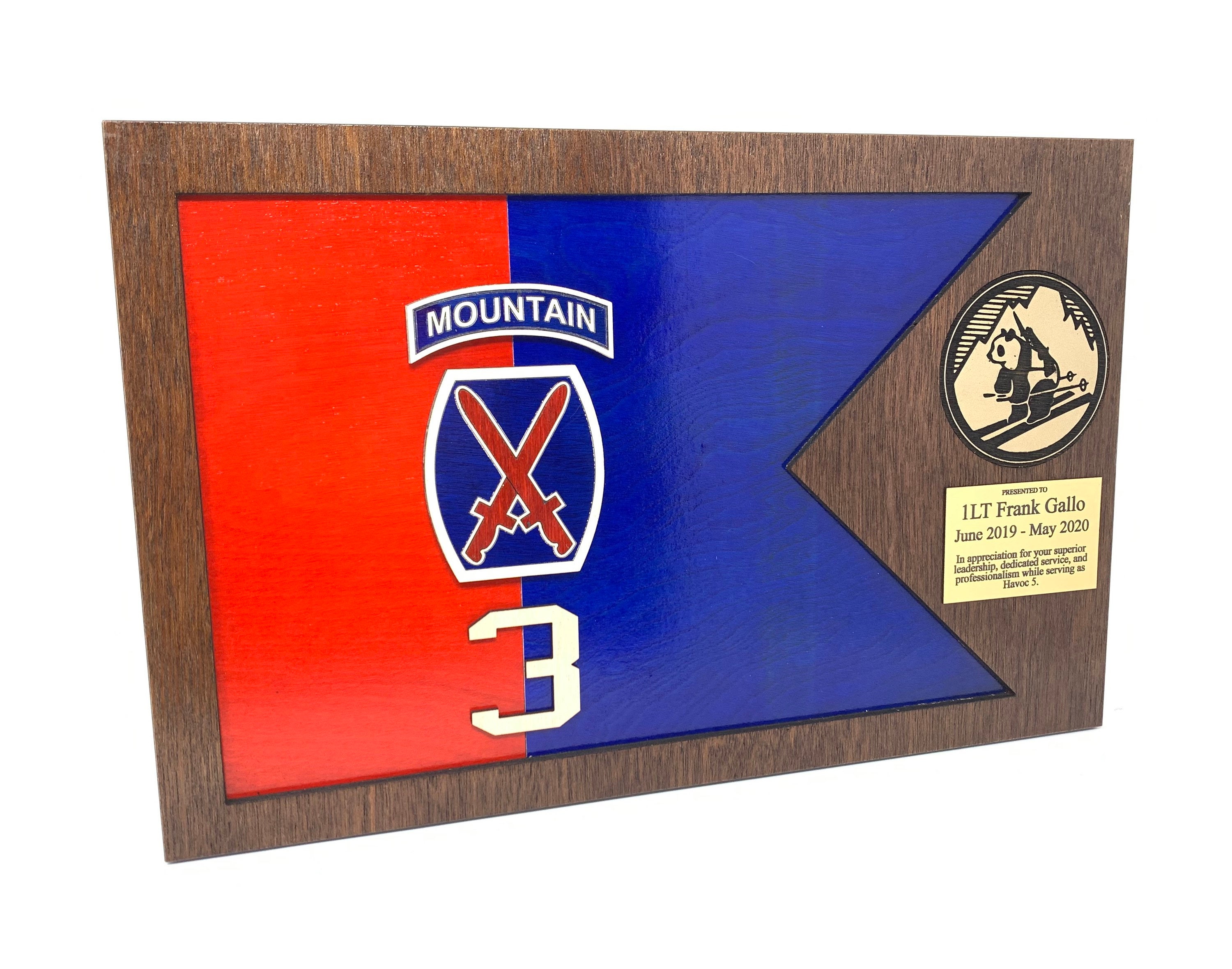 Replica Brigade Colors Plaque - Etsy