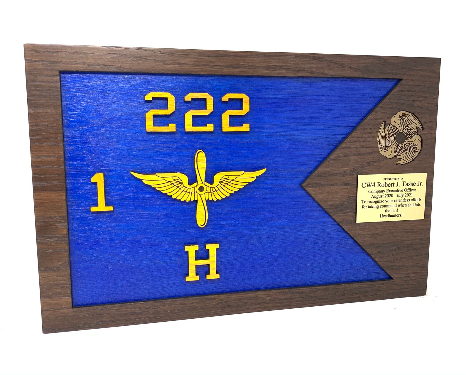 Army Aviation Replica Guidon Plaque - Etsy
