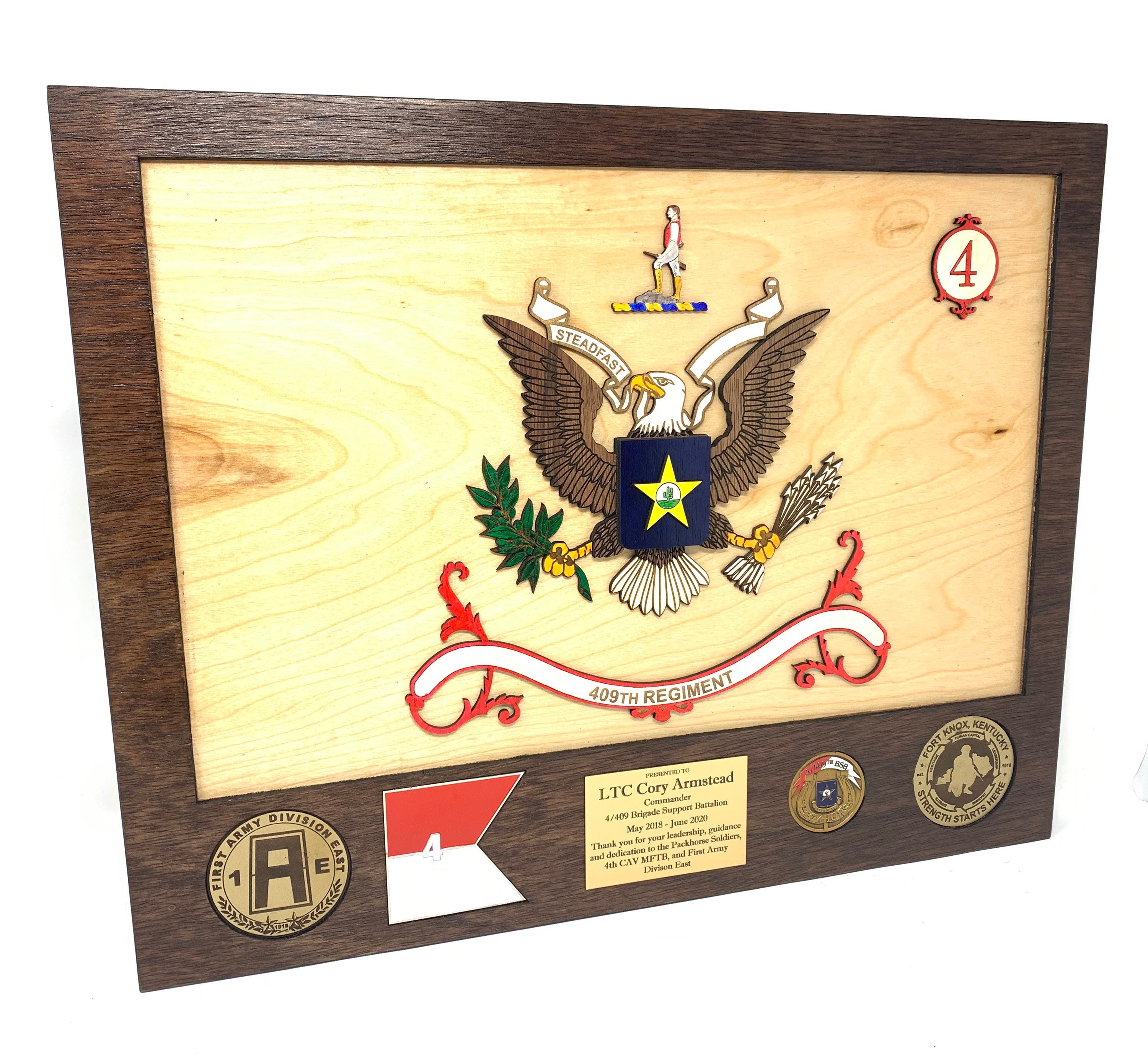 Battalion Colors Replica Plaque - Etsy