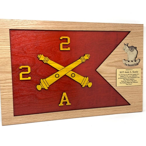 Infantry Replica Guidon Plaque - Etsy