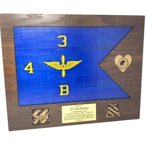 Army Aviation Replica Guidon Plaque - Etsy