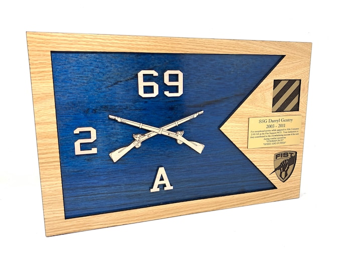 Infantry Replica Guidon Plaque - Etsy