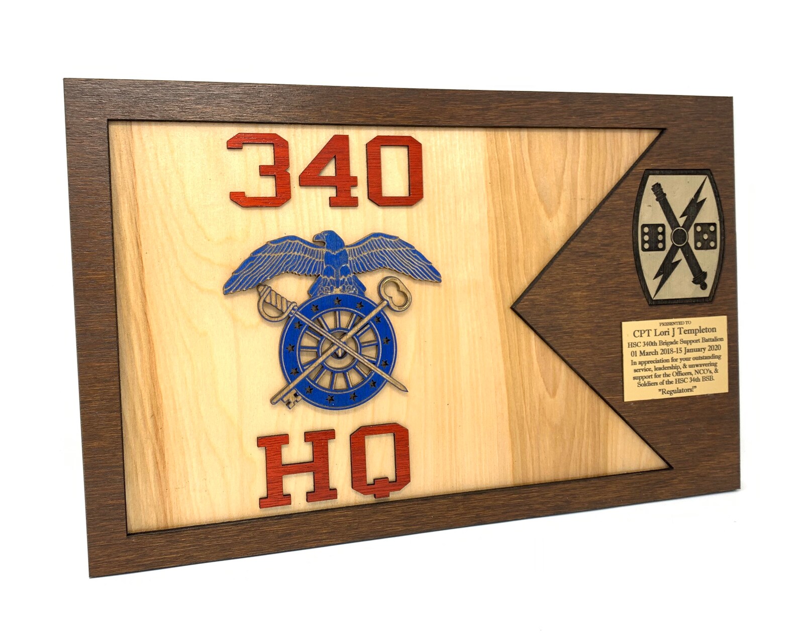 Quartermaster Corps Replica Guidon Plaque - Etsy