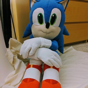 Fanmade Custom Movie Sonic Plush - Etsy