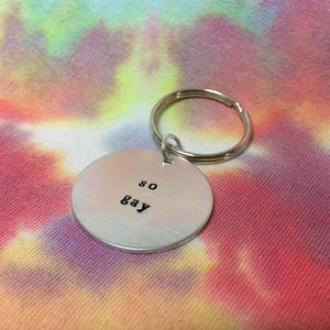 So Gay Keychain so Gay LGBT Keychain LGBT Jewelry Gay - Etsy