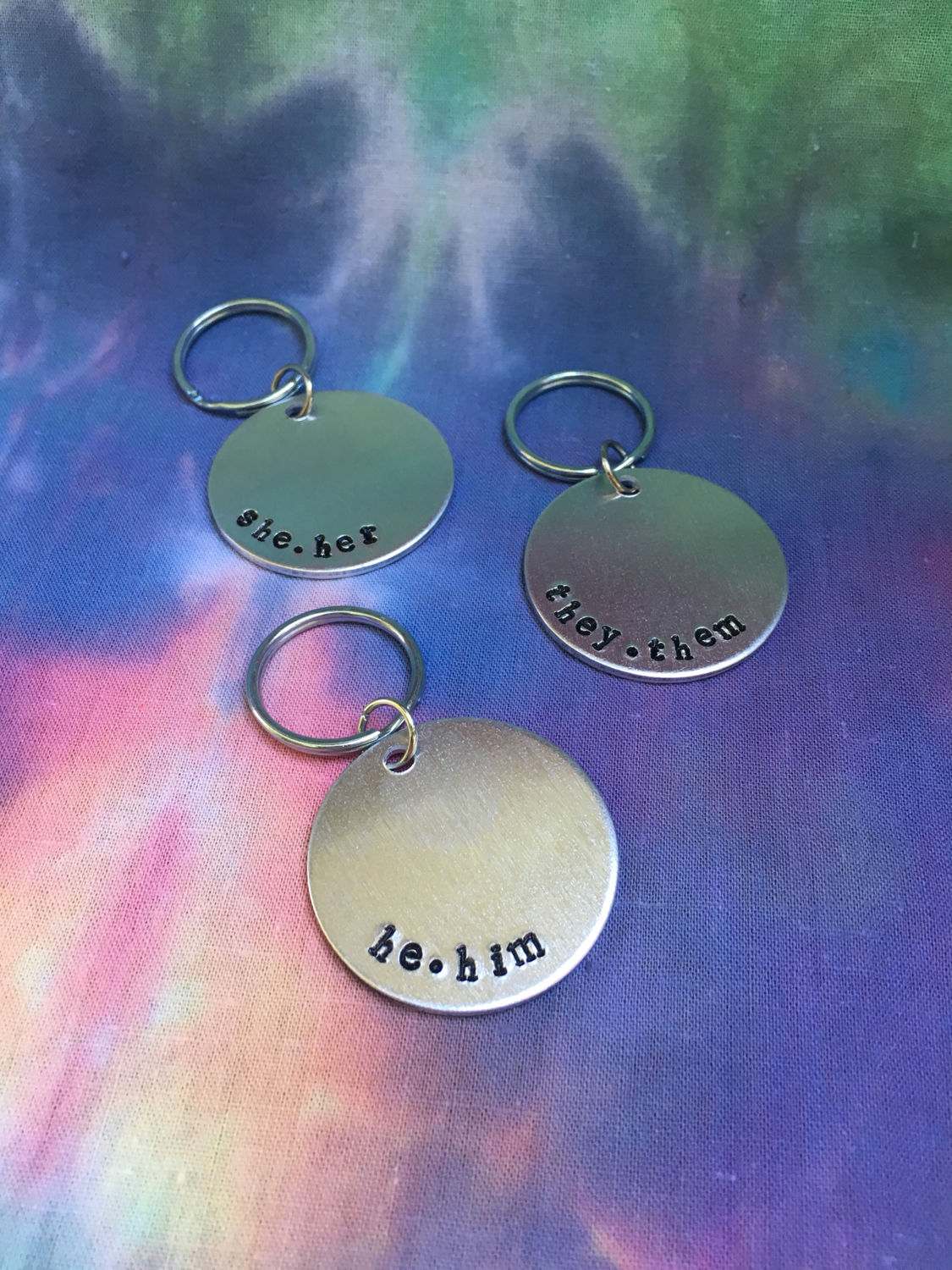 Pronoun Keychain Transgender Keychain LGBT Keychain FTM | Etsy