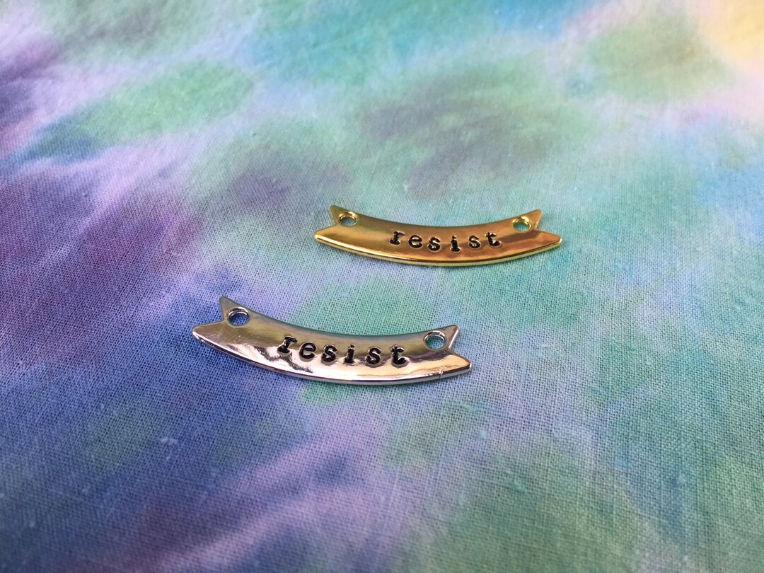 Resist Banner Necklace Resist Necklace Resist Jewelry - Etsy Canada