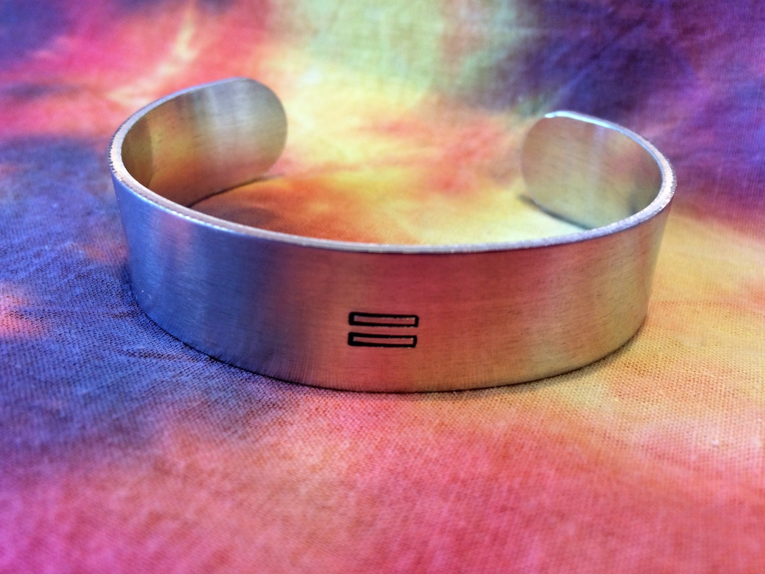 Equality 5/8ths Cuff Bracelet LGBT Bracelet Gay Bracelet | Etsy