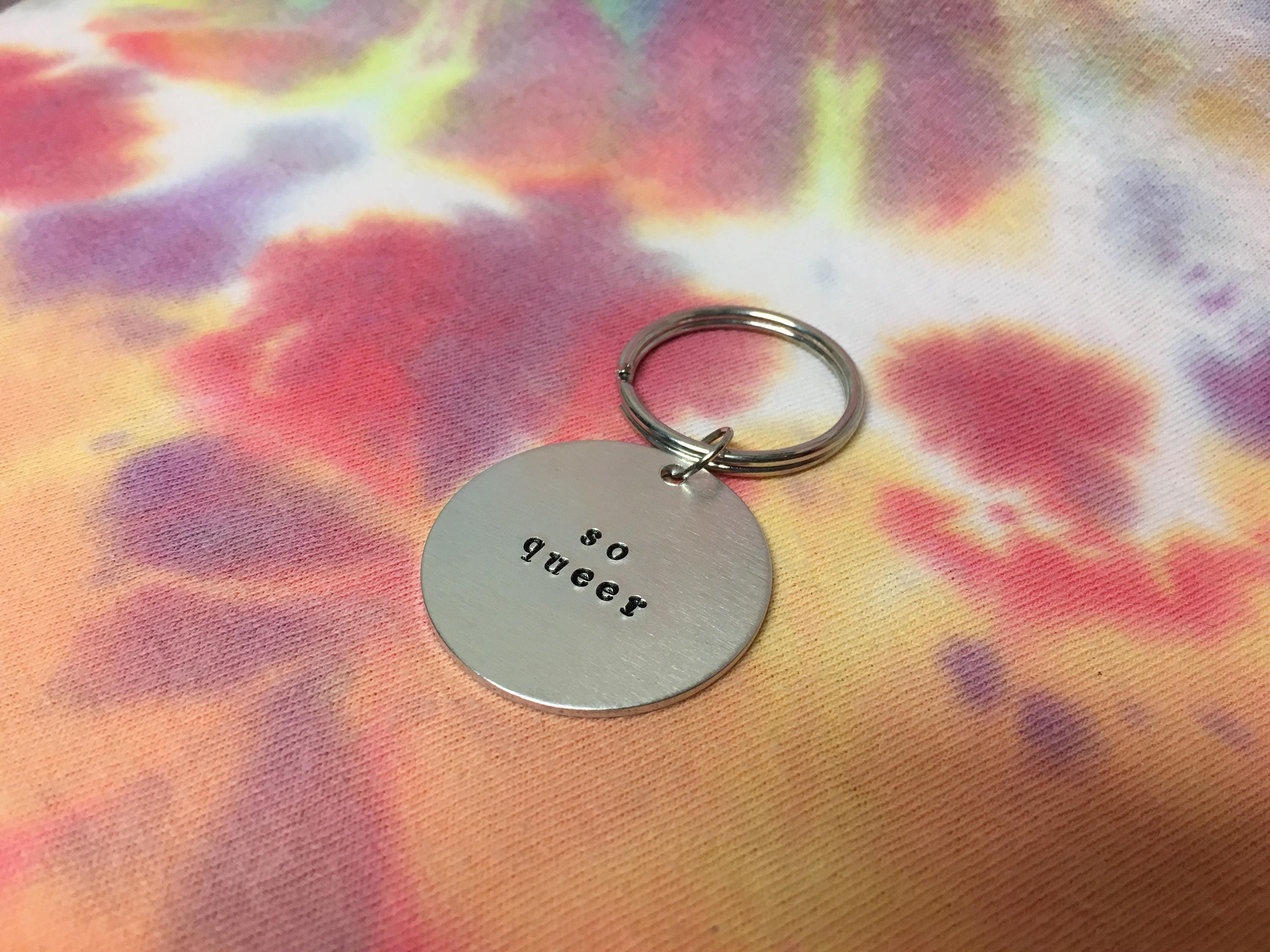 So Queer Keychain so Queer LGBT Keychain Gay Pride | Etsy