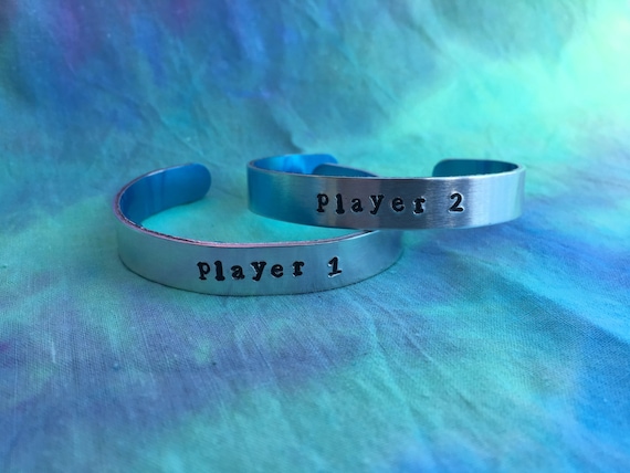 Customizable Gamer Couple Bracelets Gaming Couple Date | Etsy