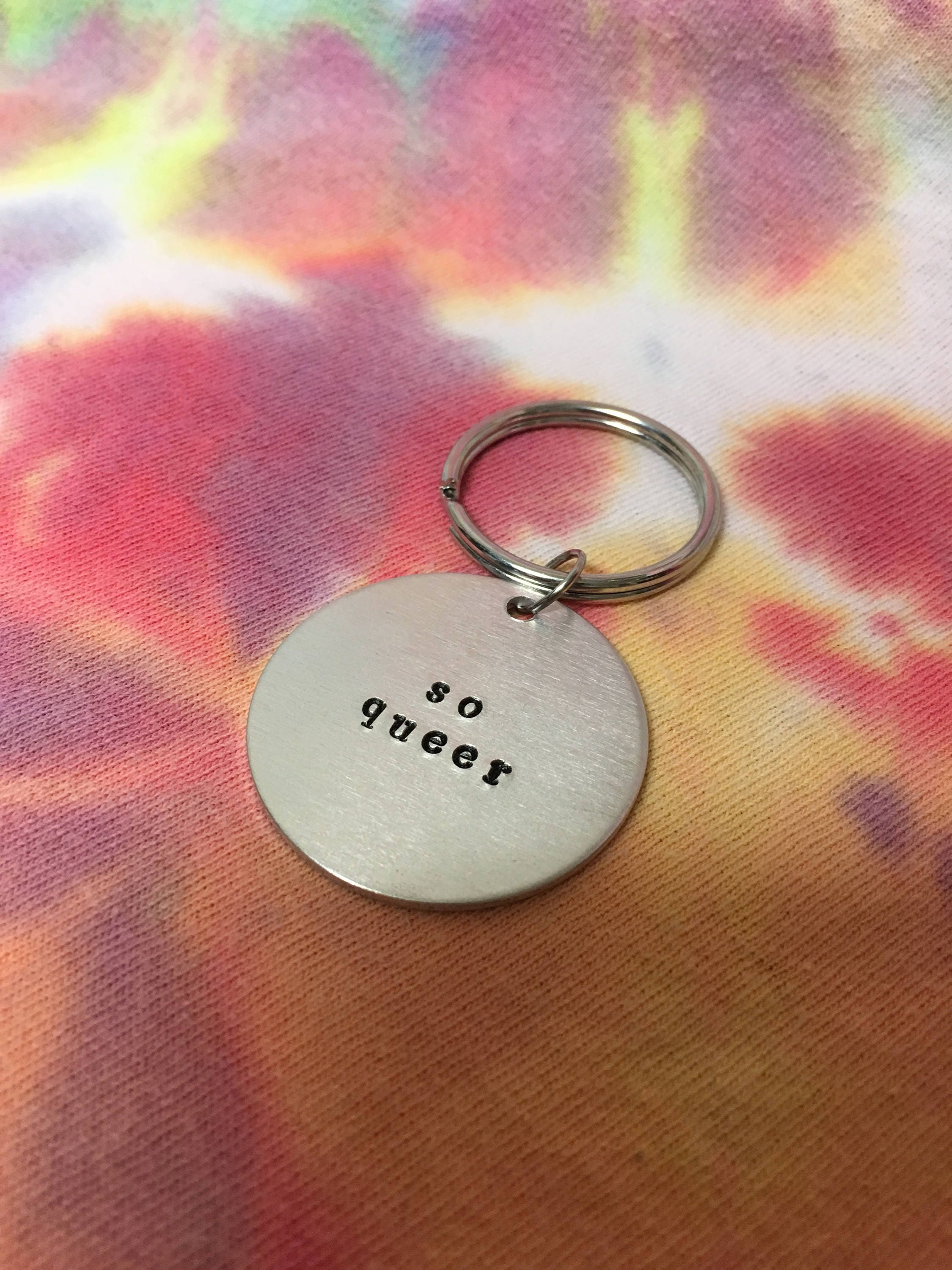 So Queer Keychain so Queer LGBT Keychain Gay Pride | Etsy