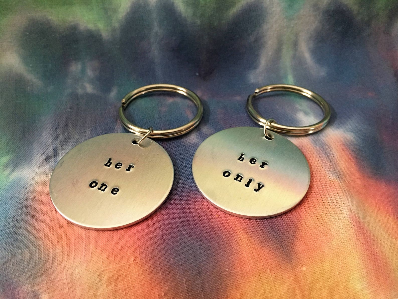 Her One Her Only Keychain Set Lesbian Keychain Set Lesbian - Etsy