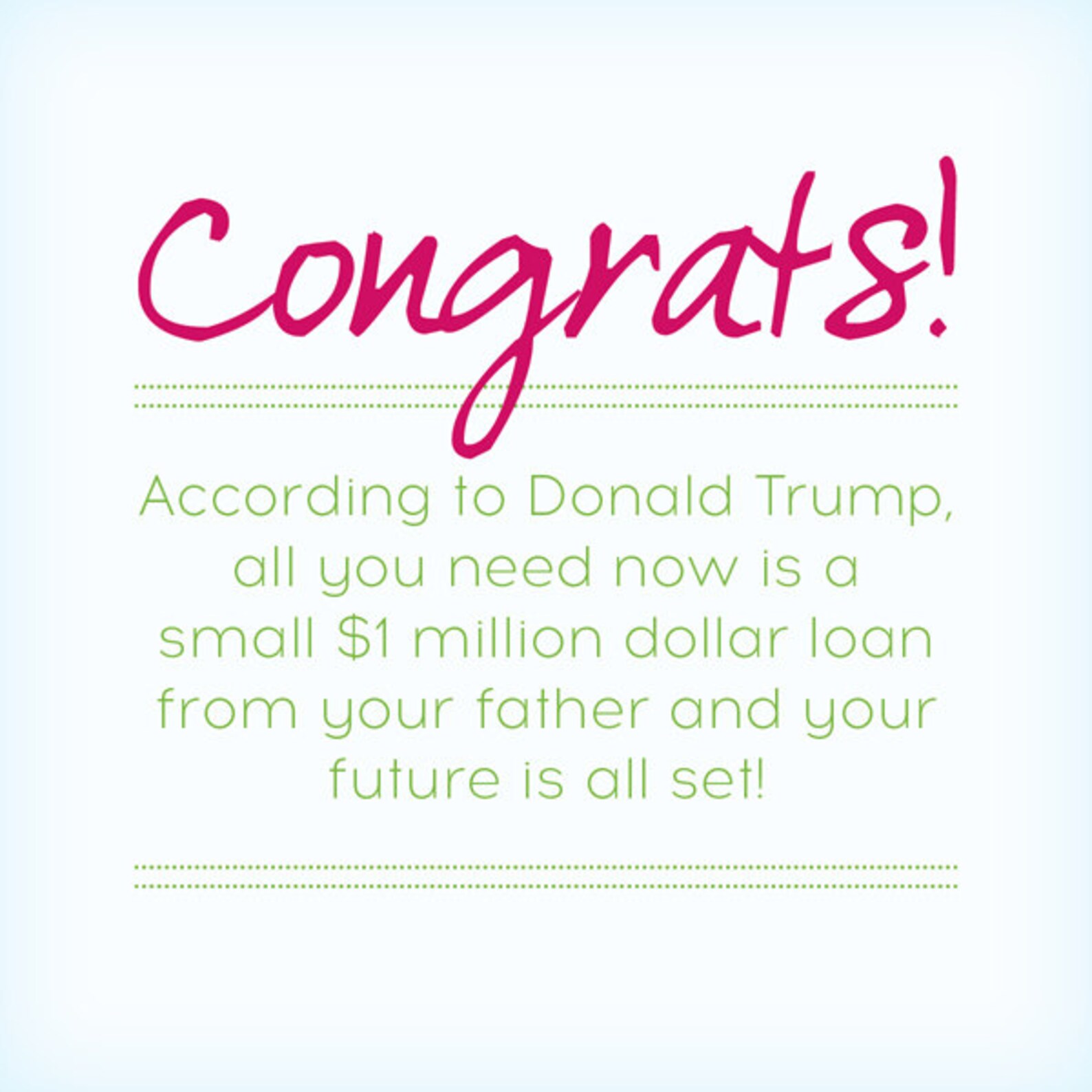 Printable Graduation Card. Funny Graduation Card. Donald Trump Humor ...