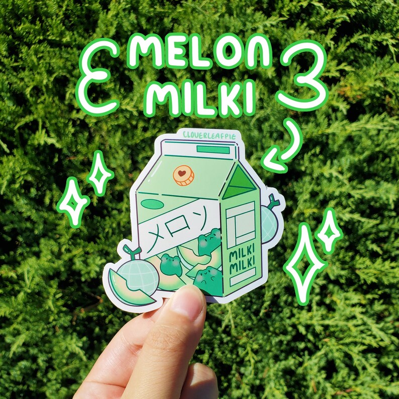 Milki Milk Die-cut Stickers | Vinyl Stickers | Bujo Stickers - Etsy