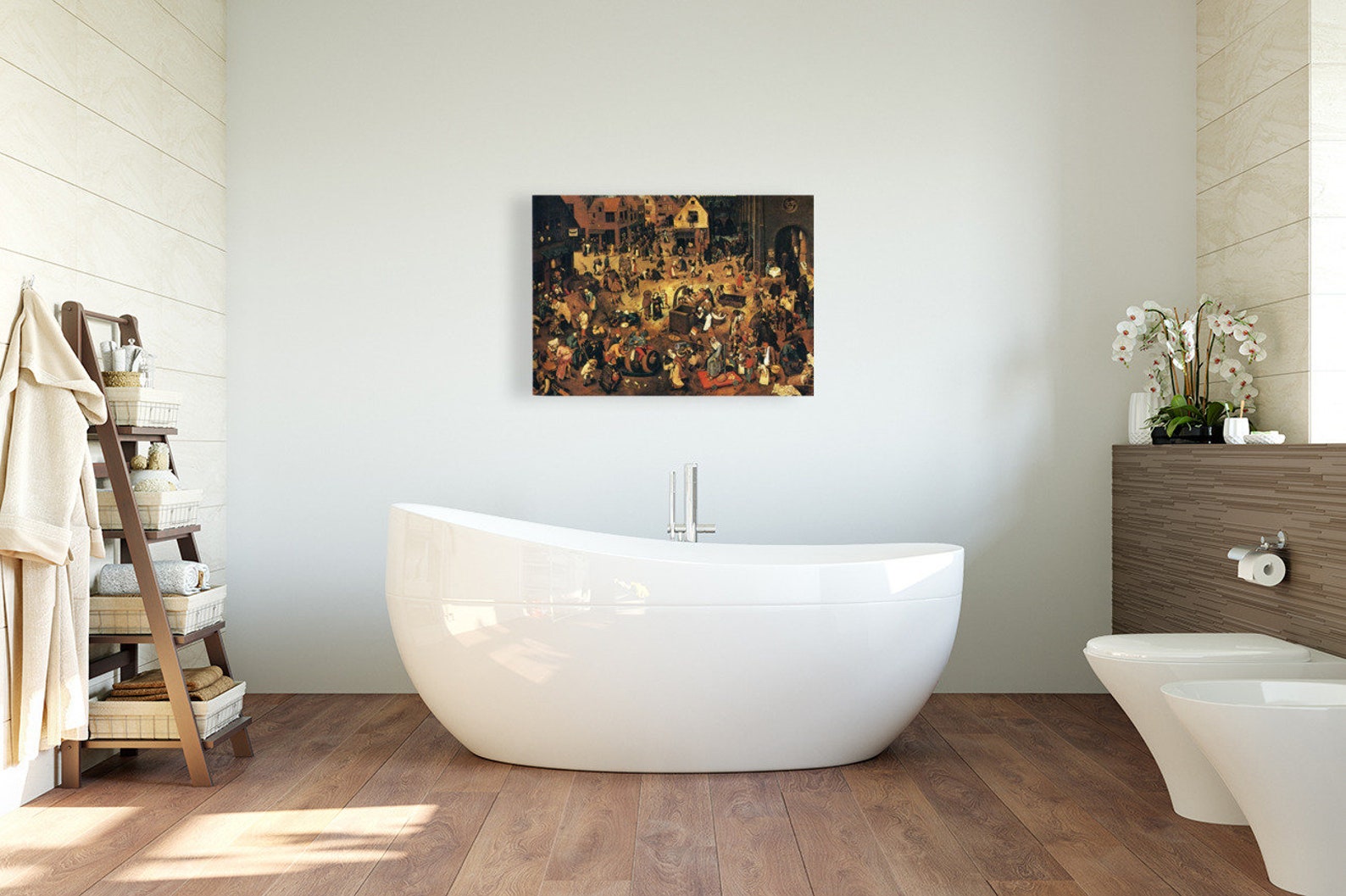 Historical Wall Art – the Fight Between Carnival and Lent by Pieter ...