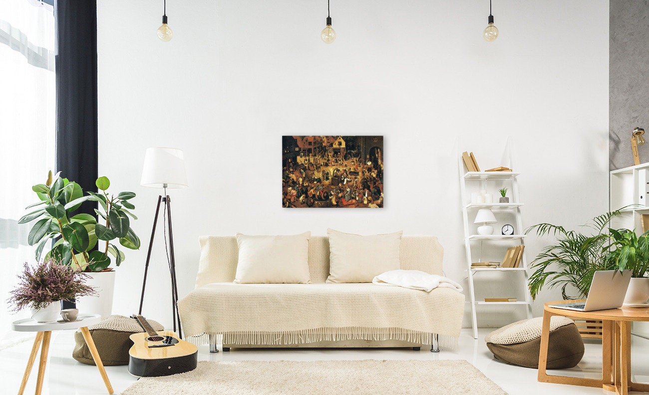 Historical Wall Art – the Fight Between Carnival and Lent by Pieter ...