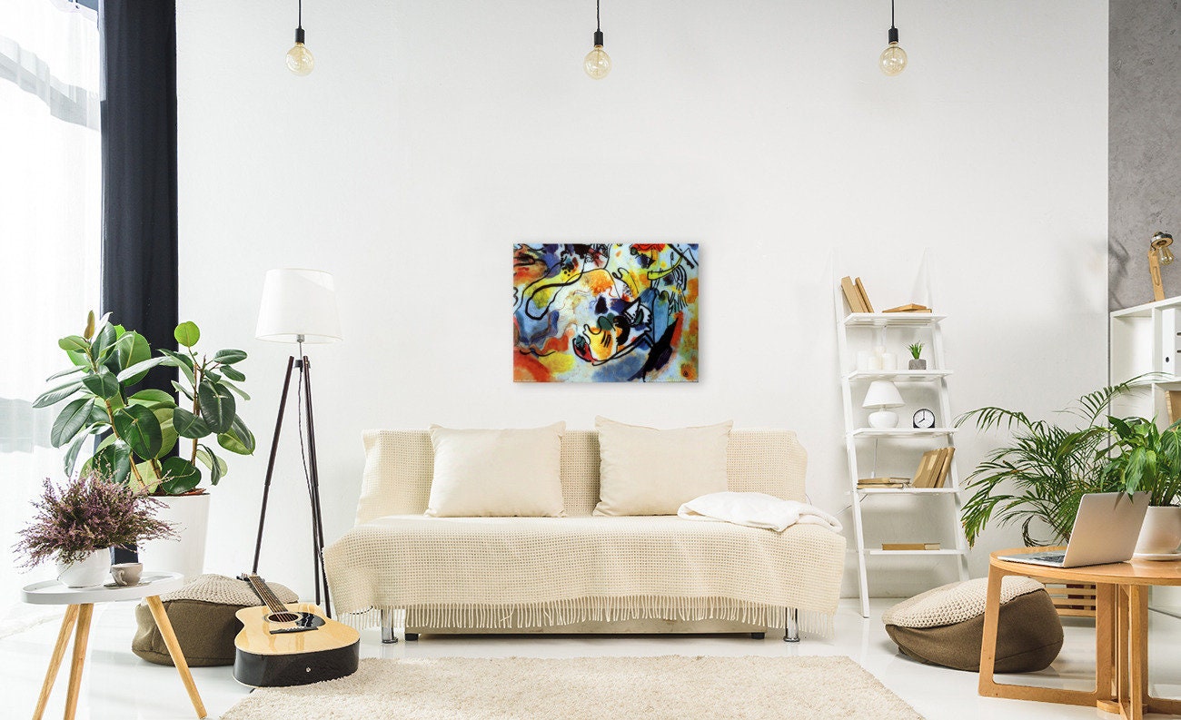 The Last Judgment Kandinsky Print on Canvas | Abstract Wall Art | Gift ...