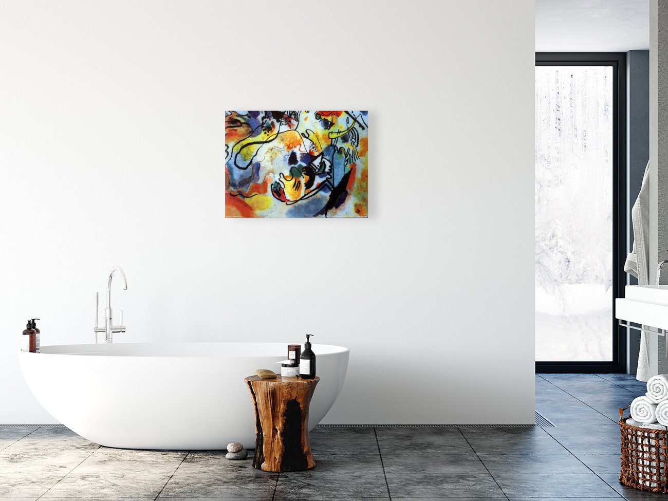The Last Judgment Kandinsky Print on Canvas | Abstract Wall Art | Gift ...