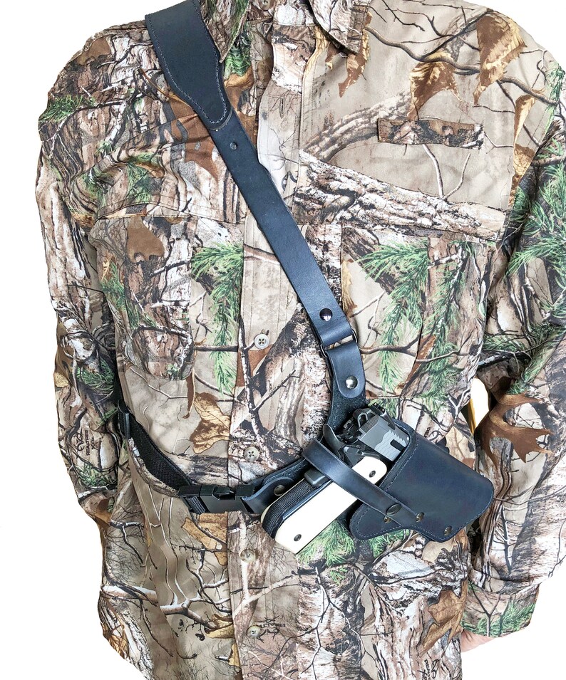 Glock Sportsman's Chest Rig® for Glock Black Leather | Etsy