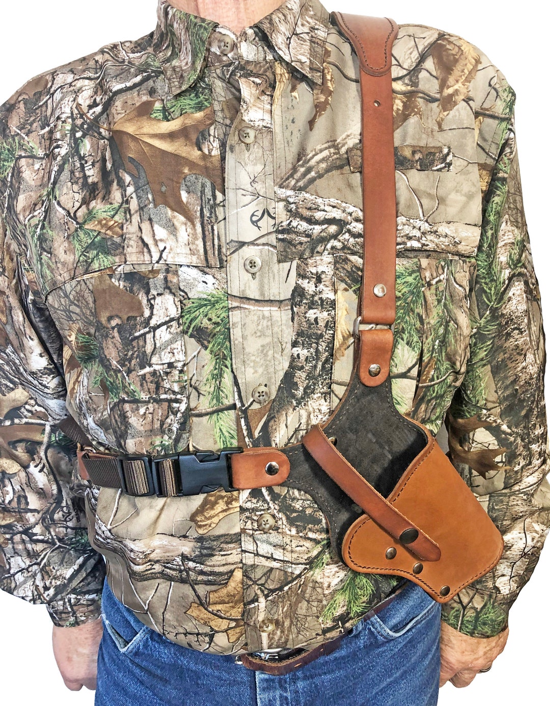 Taurus Tracker - Sportsman's Chest Rig® Brown Leather - Etsy