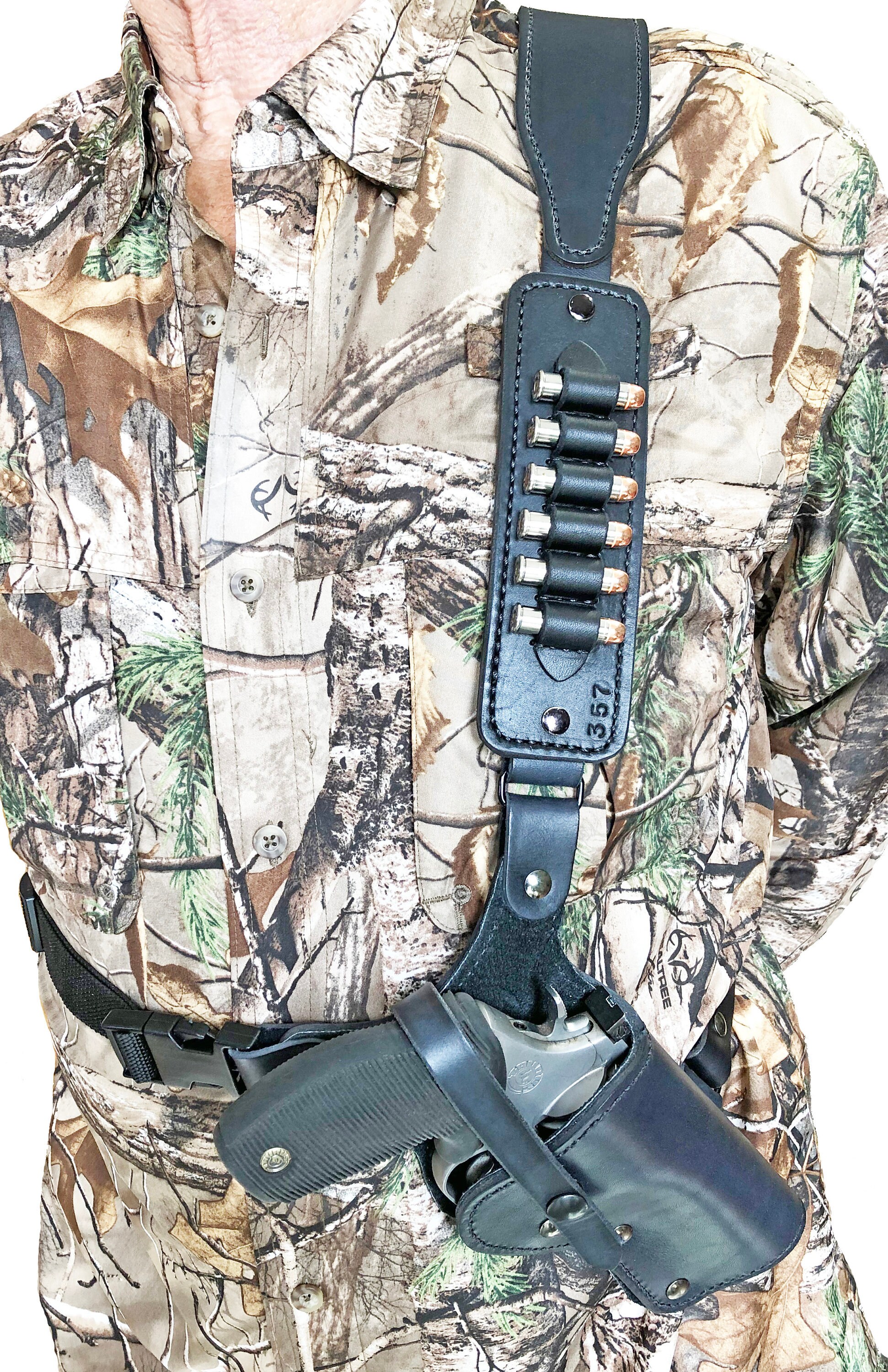 Taurus Tracker Sportsman's Chest Rig® Black Leather | Etsy