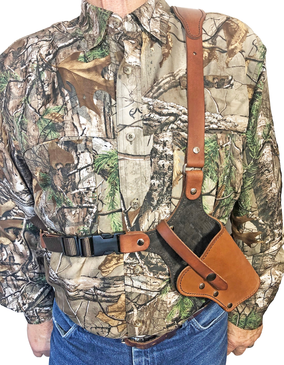 Ruger GP100- Sportsman's Chest Rig® for Ruger GP100 Revolvers Brown ...