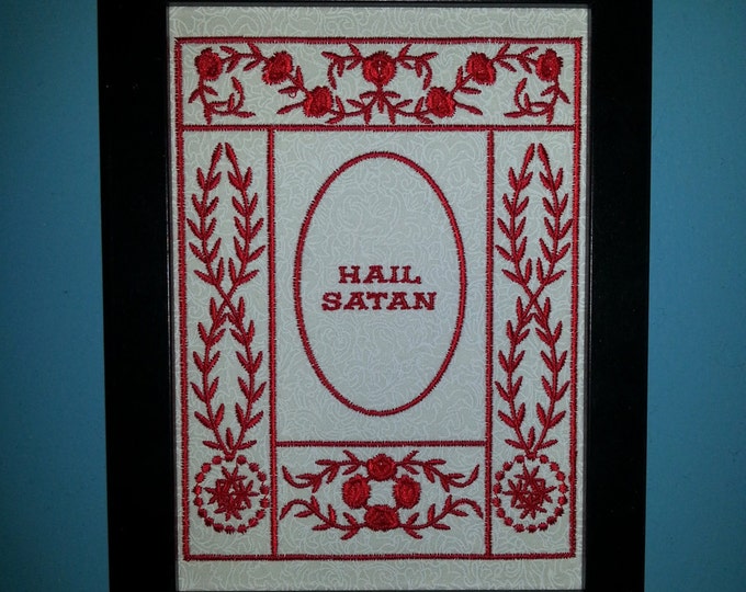 Fancy Hail Satan - Etsy