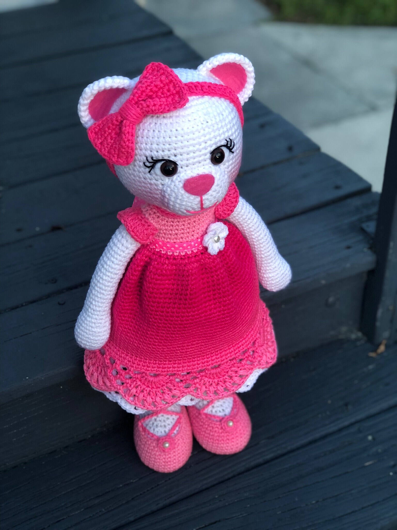 PATTERN Candy the Bear PATTERN Crochet Teddy Bear Available - Etsy