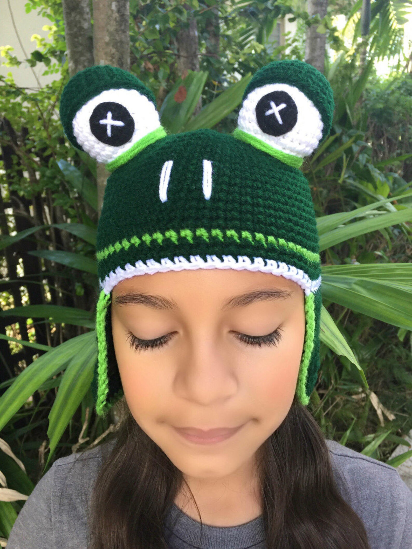PATTERN Crochet Frog Hat PATTERN Available Just - Etsy