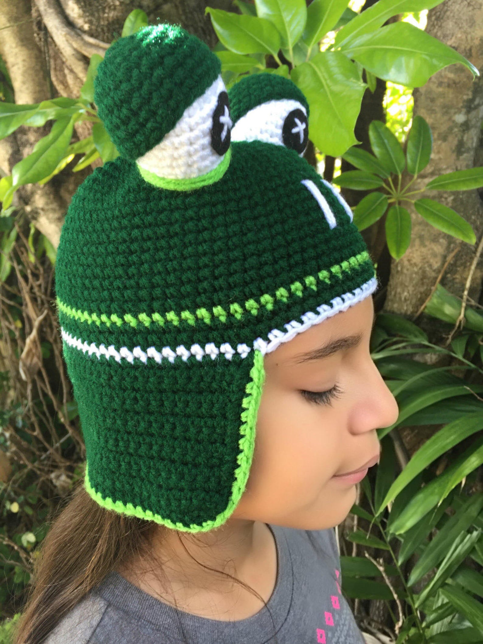 PATTERN Crochet Frog Hat PATTERN Available Just - Etsy