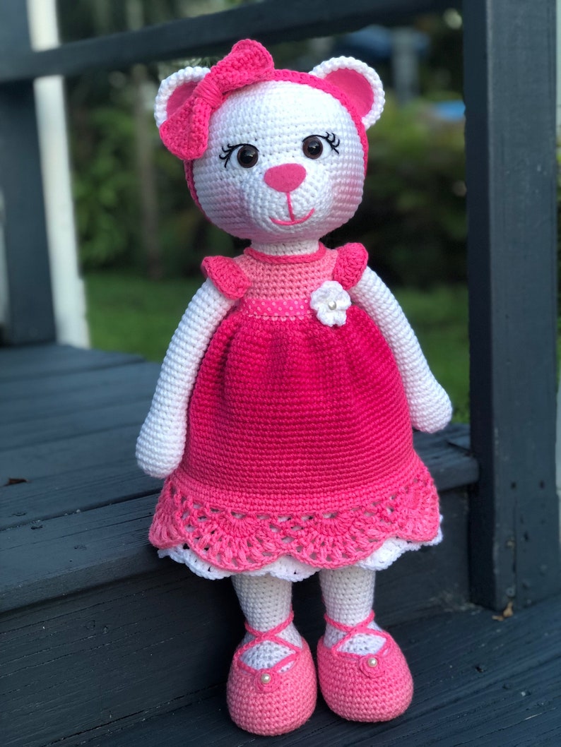 PATTERN Candy the Bear PATTERN Crochet Teddy Bear Available - Etsy