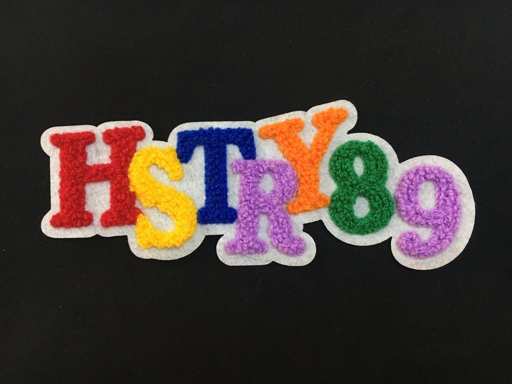 Custom Chenille Patches Chenille Patches for Varsity Jackets - Etsy