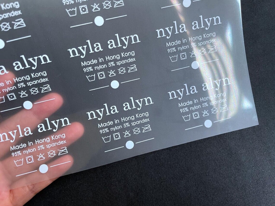 300 Heat Press Tagless Labels Tagless Labels Neck Tag - Etsy