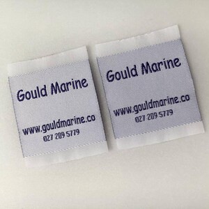 1000 Custom Neck Tags, Labels for Clothes, Woven Custom Labels, T Shirt ...
