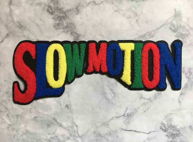 Chenille Chenille Back Names Custom Chenille Patches - Etsy