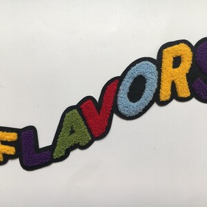 100 Chenille Custom Letter Varsity Patches - Etsy