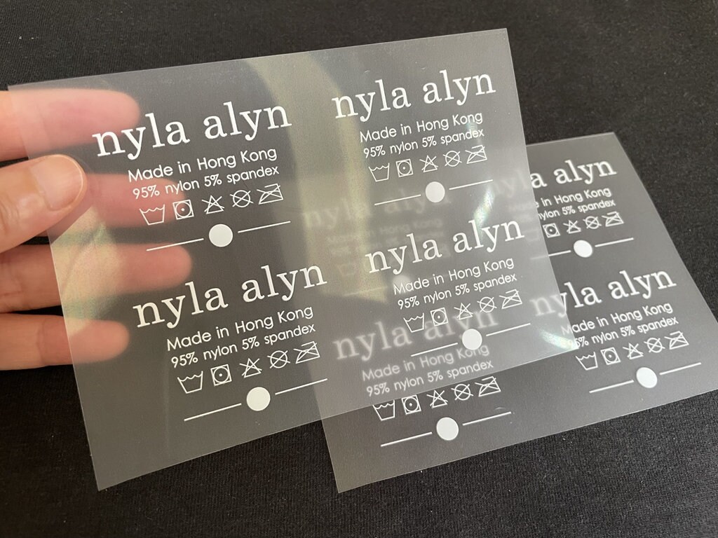 300 Heat Transfer Labels for Swimwear Tagless Care Labels - Etsy