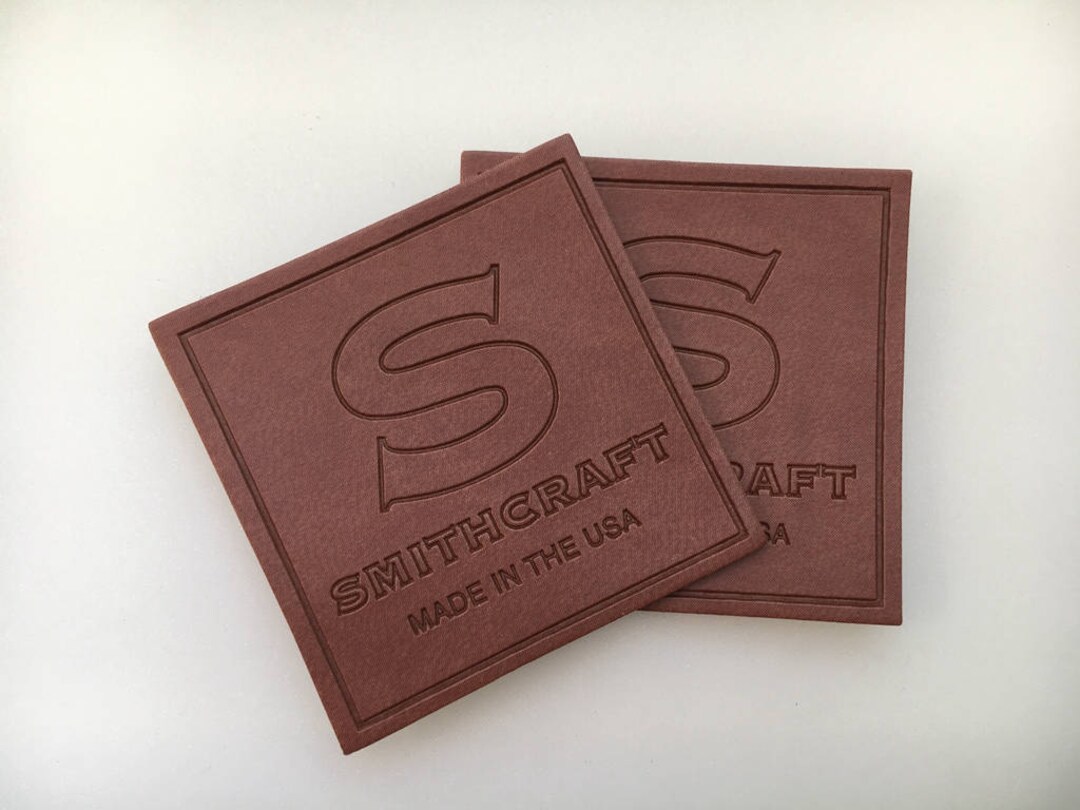 1000 Custom Pu Leather Labels, Square Patches Leather, Leather Patches ...