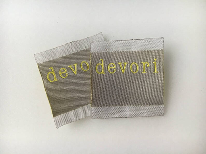 500 Custom Fold Over Fabric Labels Sewing Labels Shirt - Etsy