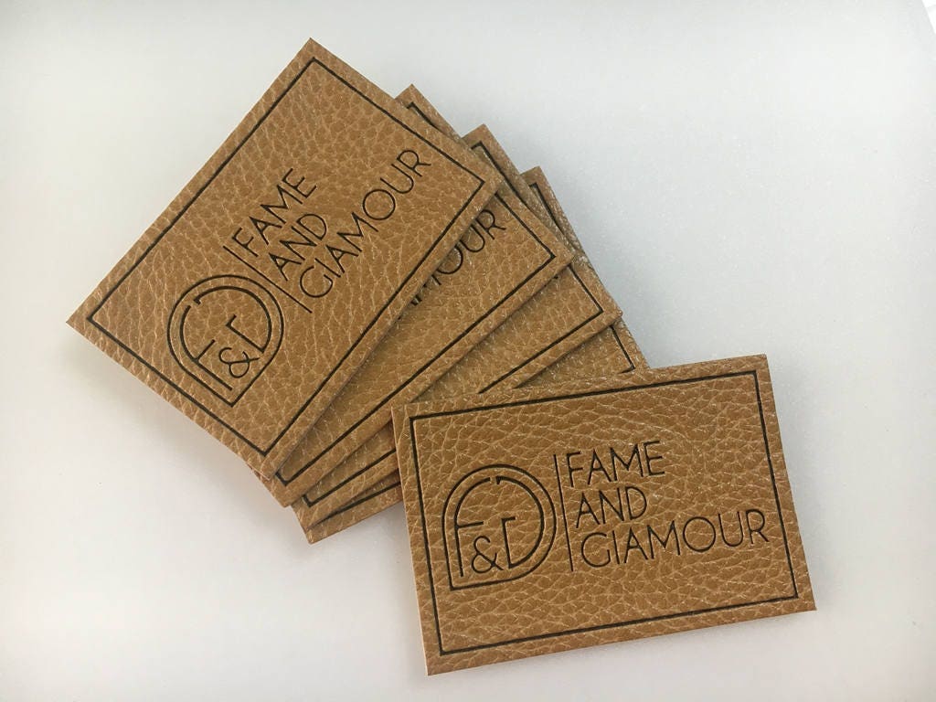 300 Design Leather Label Leather Pu Labels Leather Labels - Etsy