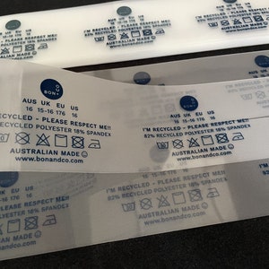 500 Tagless Heat Transfer Labels Custom, Custom Neck Tags, Heat ...