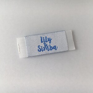 1000 Custom Cloth Clothing Tags, Clothes Labels, Clothing Name Tags ...